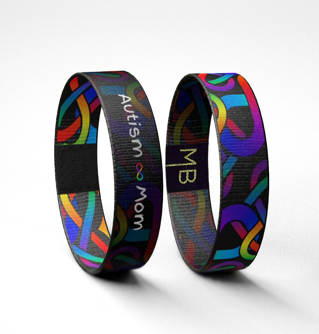 Autism Mom Motivational Awareness Wristband Reversible Bracelet ...