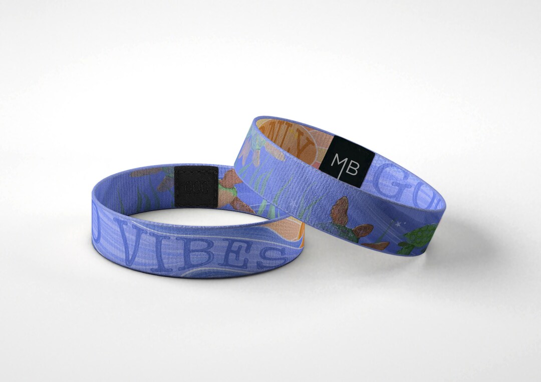 Good Vibes Only Motivational Wristband Reversible Bracelet// Gifts for ...