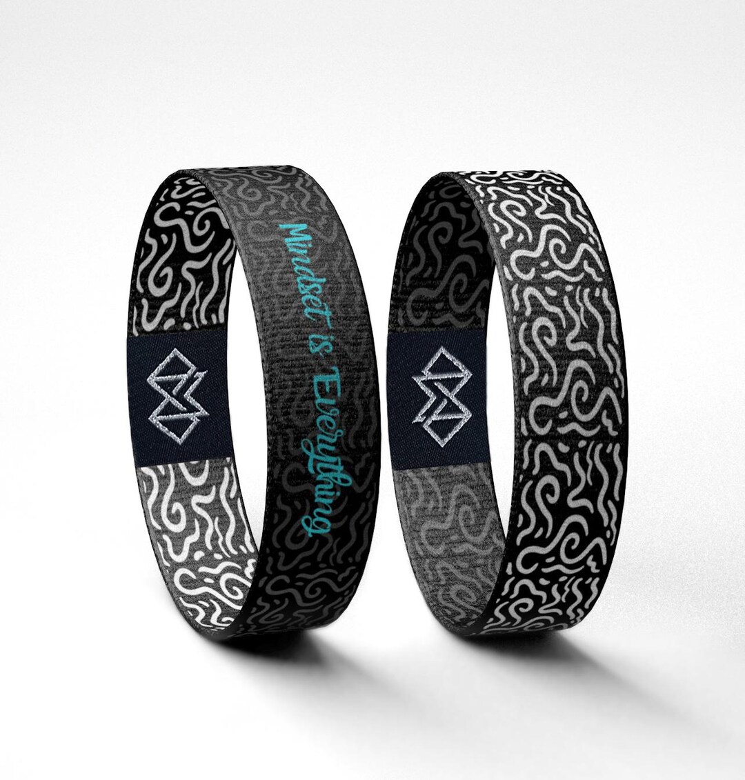 Mindset is Everything Motivational Wristband Reversible Bracelet ...