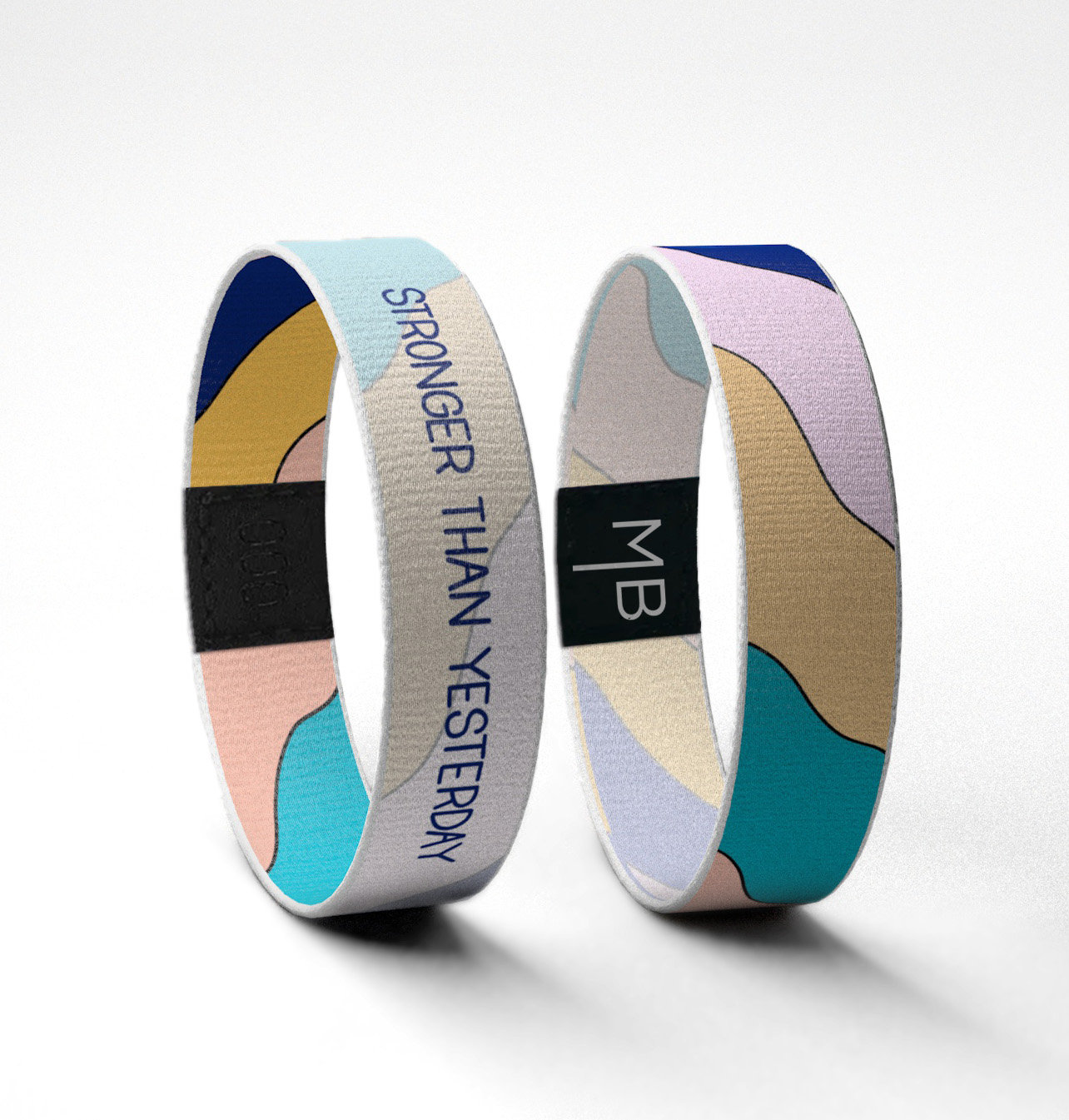 Stronger Than Yesterday Motivational Wristband, Mental Health Awareness ...