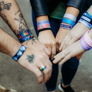 Custom Customized Full Color Fabric Elastic Motivational Wristband ...