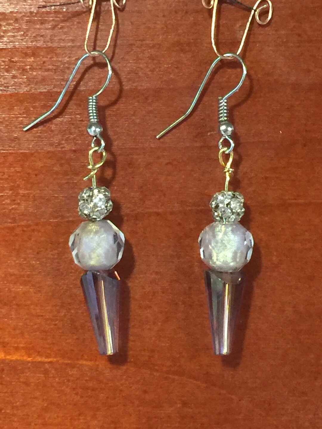 Shining Crystal Caper Dangle Earrings - Etsy
