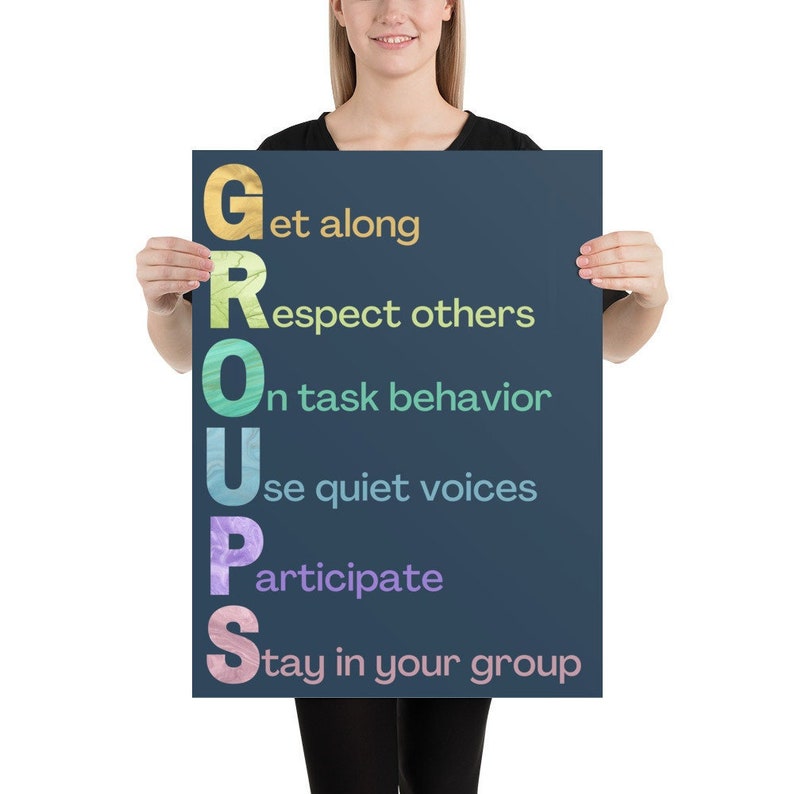 Group Work Expectations Anchor Chart - Etsy