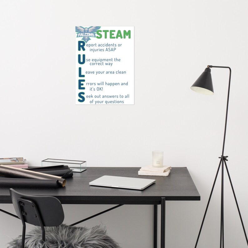 STEAM Classroom Rules Anchor Chart - Etsy