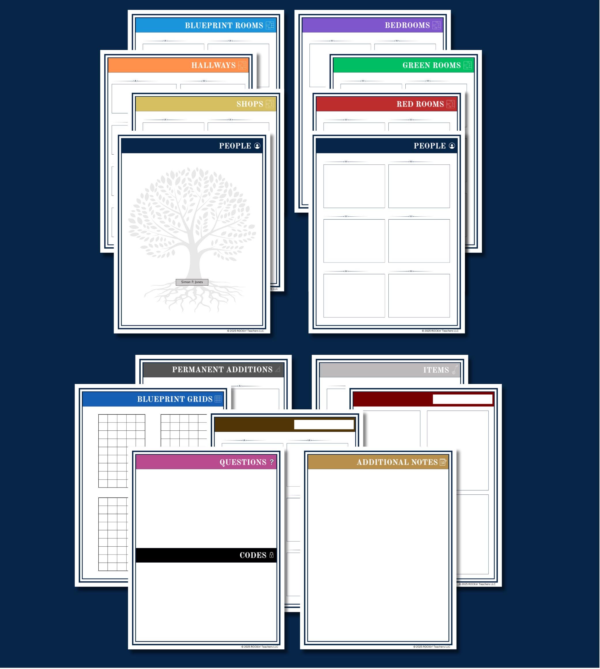 Blue Prince Game Note-taking Guide | No Spoilers | Printable & Digital ...