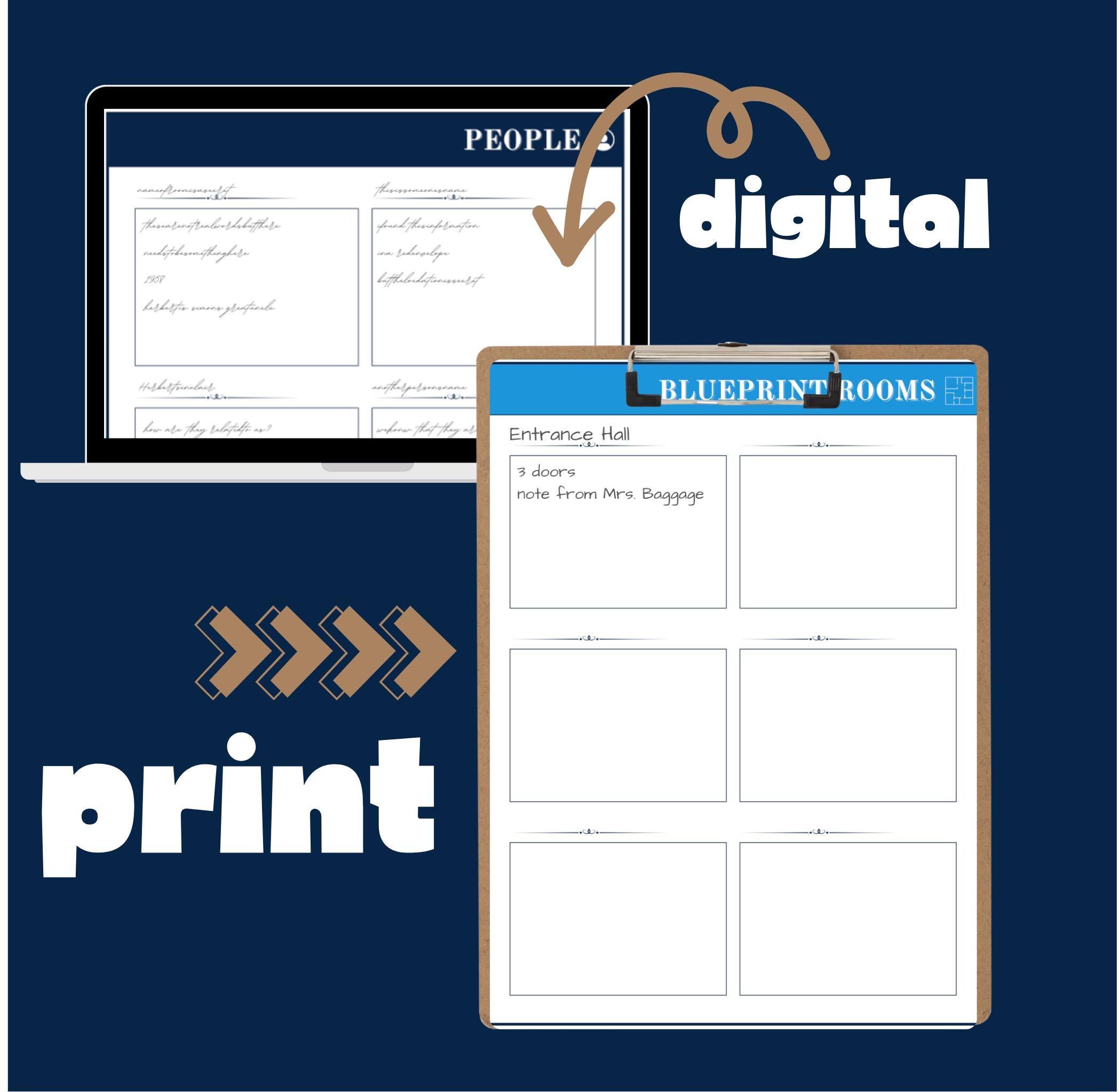 Blue Prince Game Note-taking Guide | No Spoilers | Printable & Digital ...