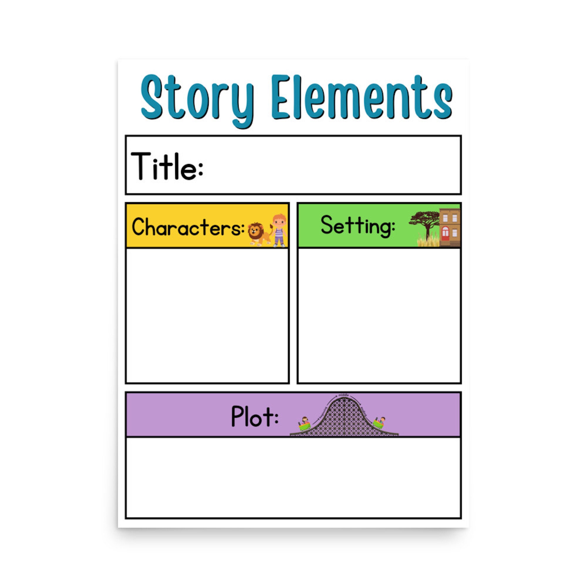 Story Elements Anchor Chart - Etsy