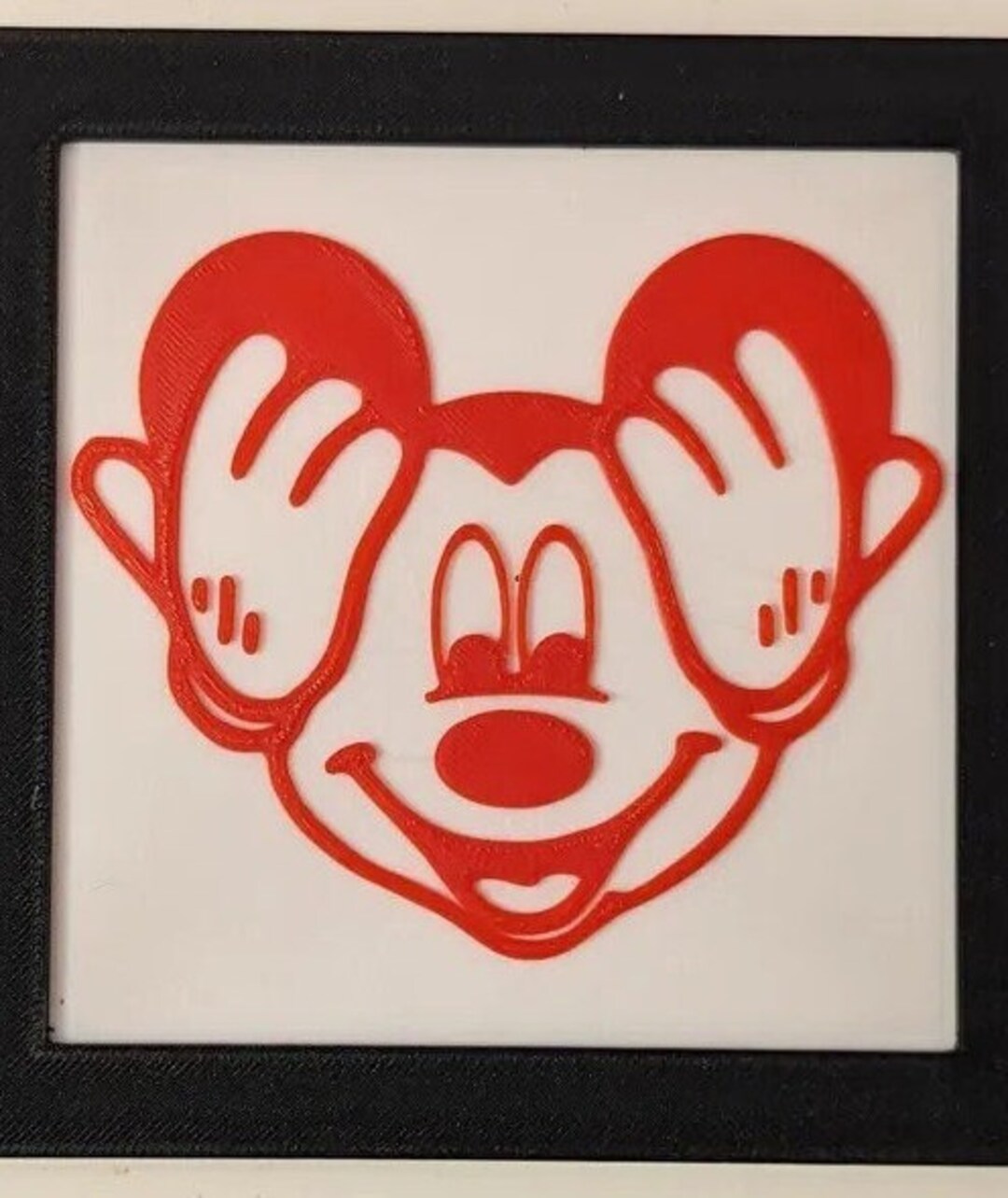 The Three Wise Mice mickey Mouse - Etsy