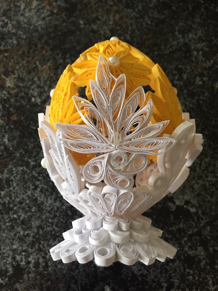 Handmade Paper Egg - Hallow Paper Egg - Quilling - Etsy