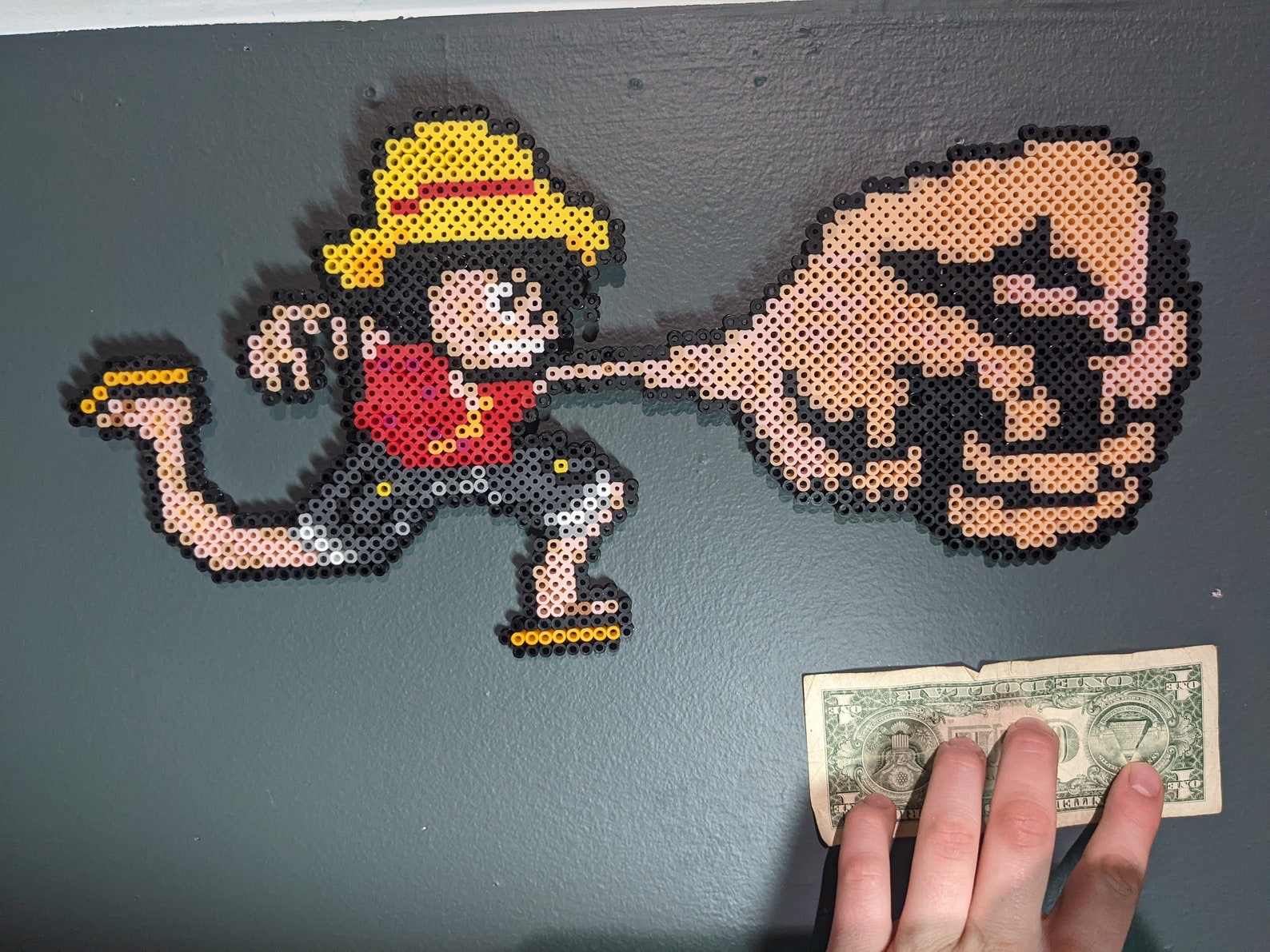 One Piece Luffy Gear 3 perler perler art mural - Etsy France