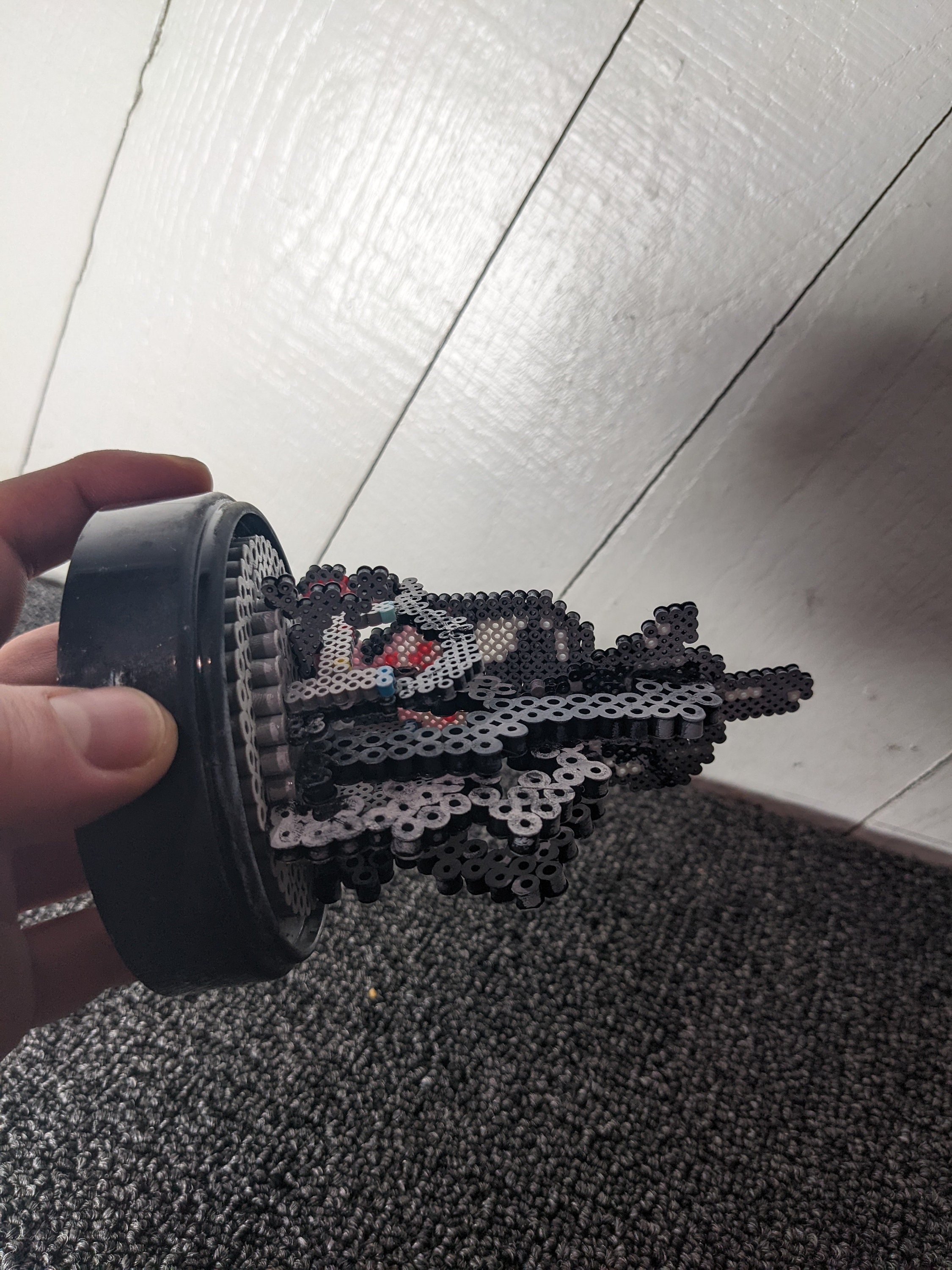 Marvel Venom Middle Finger Perler Bead Art - Etsy Ireland