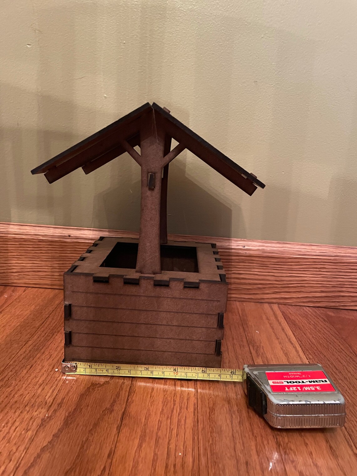 Small Wishing Well Laser Cut Hardboard Wood Pieces for Wishing Assemble ...