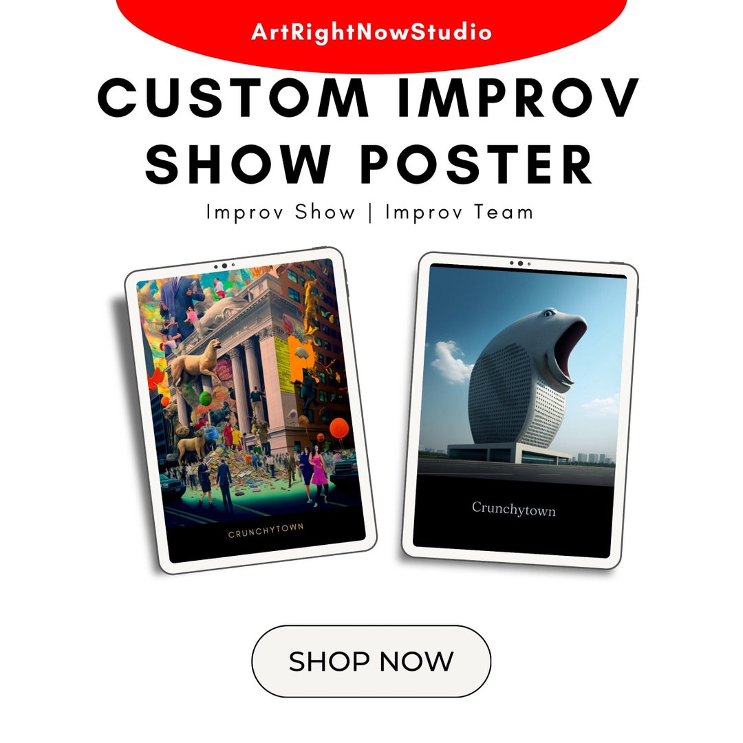 Improv Comedy Show Art Poster | Event Poster | Comedy Show Poster ...