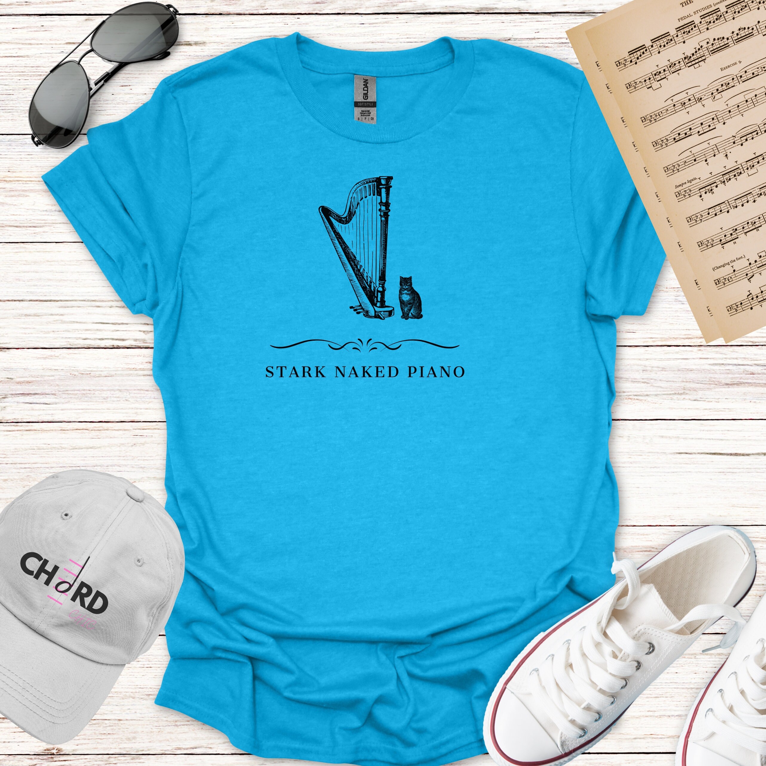 Stark Naked Piano Musician T-shirt, Musician Gift, Funny Music Shirt ...