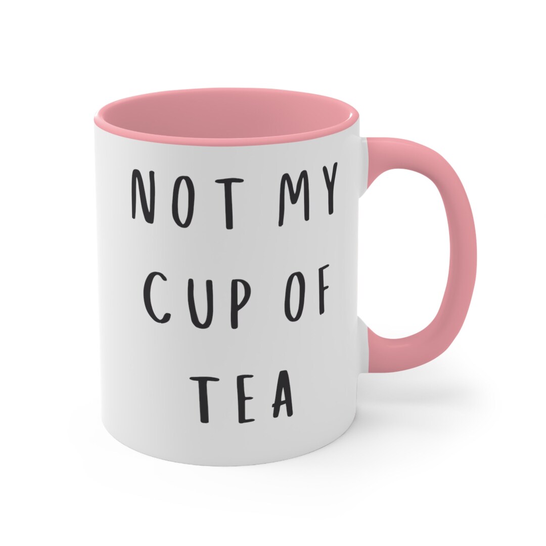 NOT MY Cup of Tea Office Mug for Tea & Coffee Lovers, Fun Emoji Art, Perfect Gift for Coworkers ...
