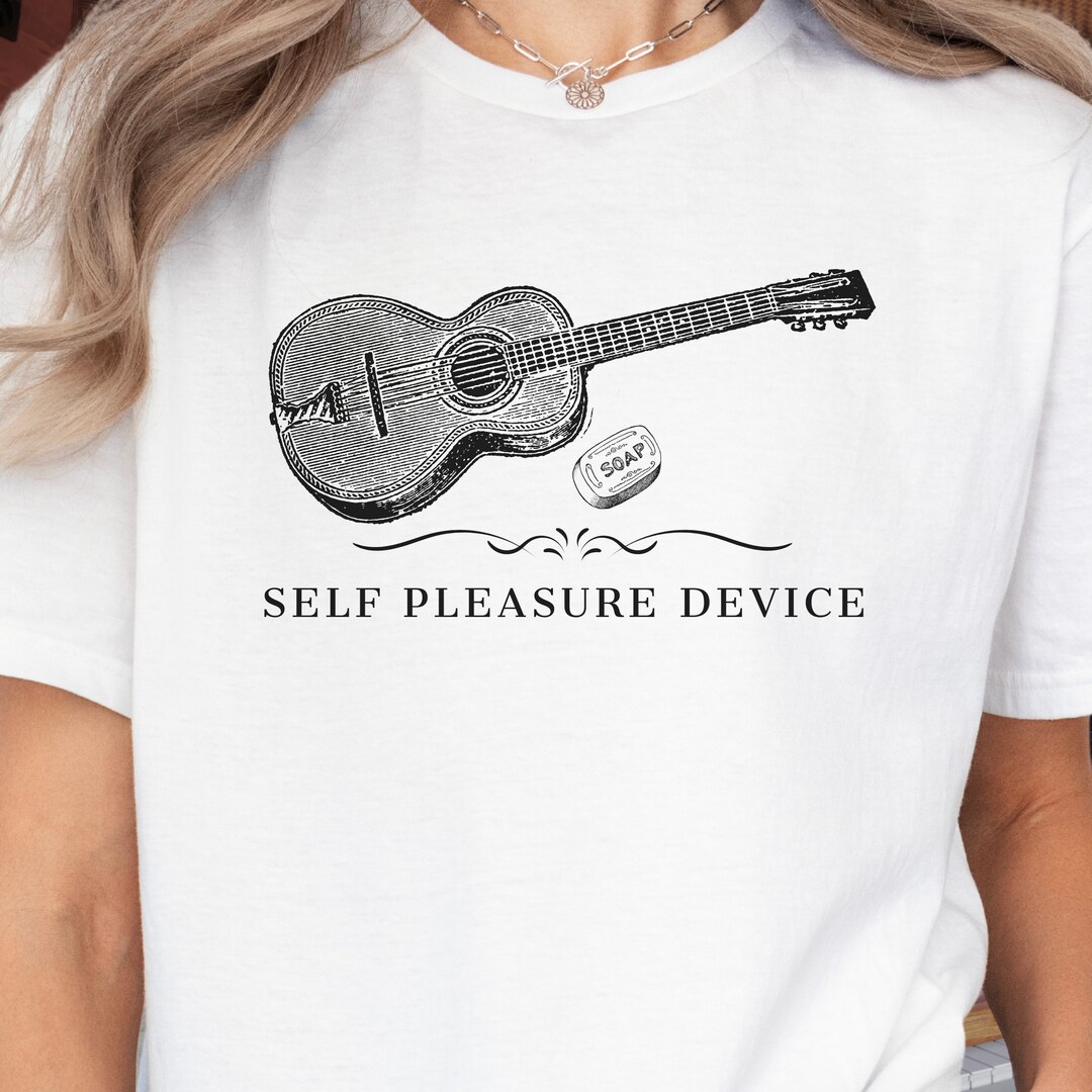 Self Pleasure Device Guitar T-shirt, Musician Gift, Funny Music Shirt ...