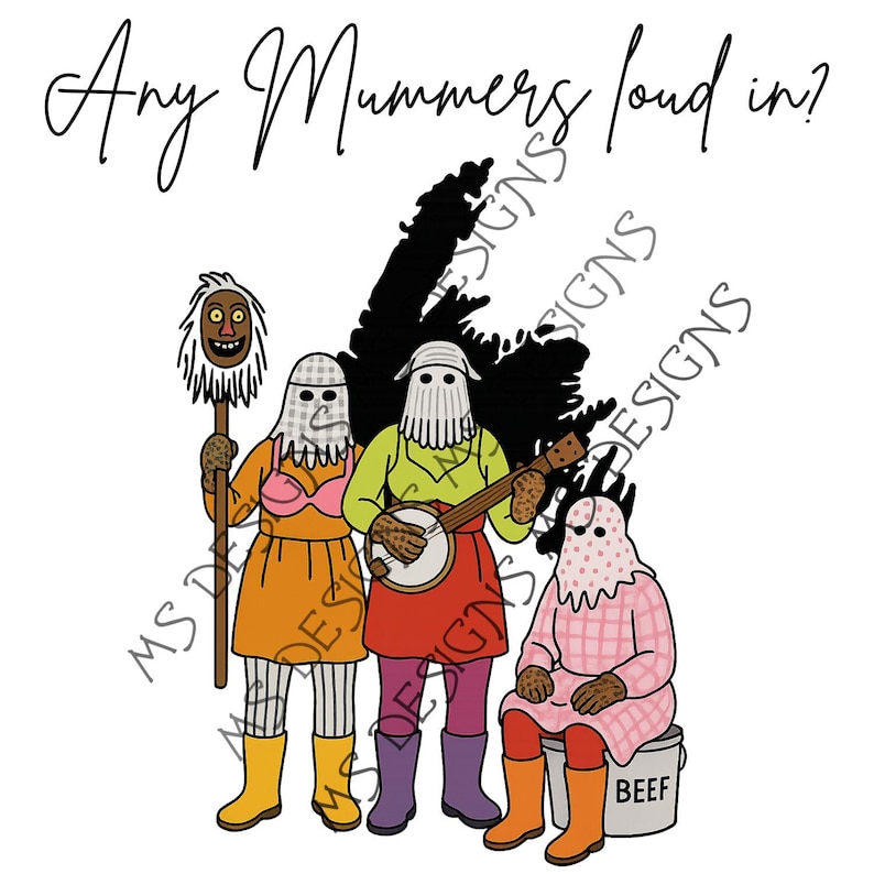 Any Mummers Loud In- Gif - Svg- Jpg- Png the Rock - Newfoundland Island ...