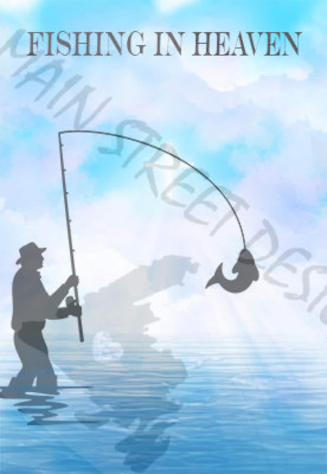 Fishing in Heaven - When a Loved One Passes in Memory - Fishing - Card ...