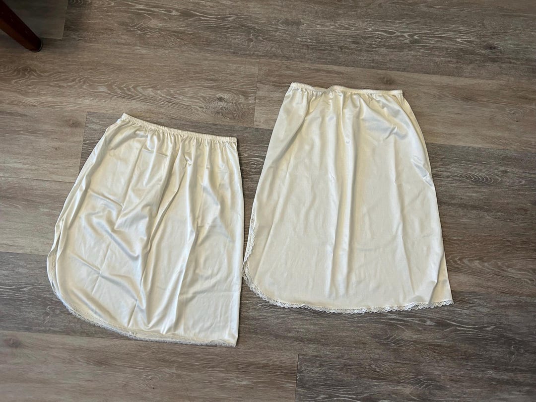 Classic Vintage Small Half Slips Lace Trim Nylon Set of 2 - Etsy