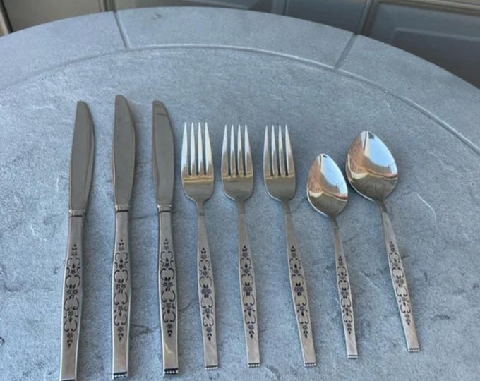 4 Rogers Premier Oneida SPANADA STAINLESS Teaspoons 6 1/8 Mcm USA - Etsy