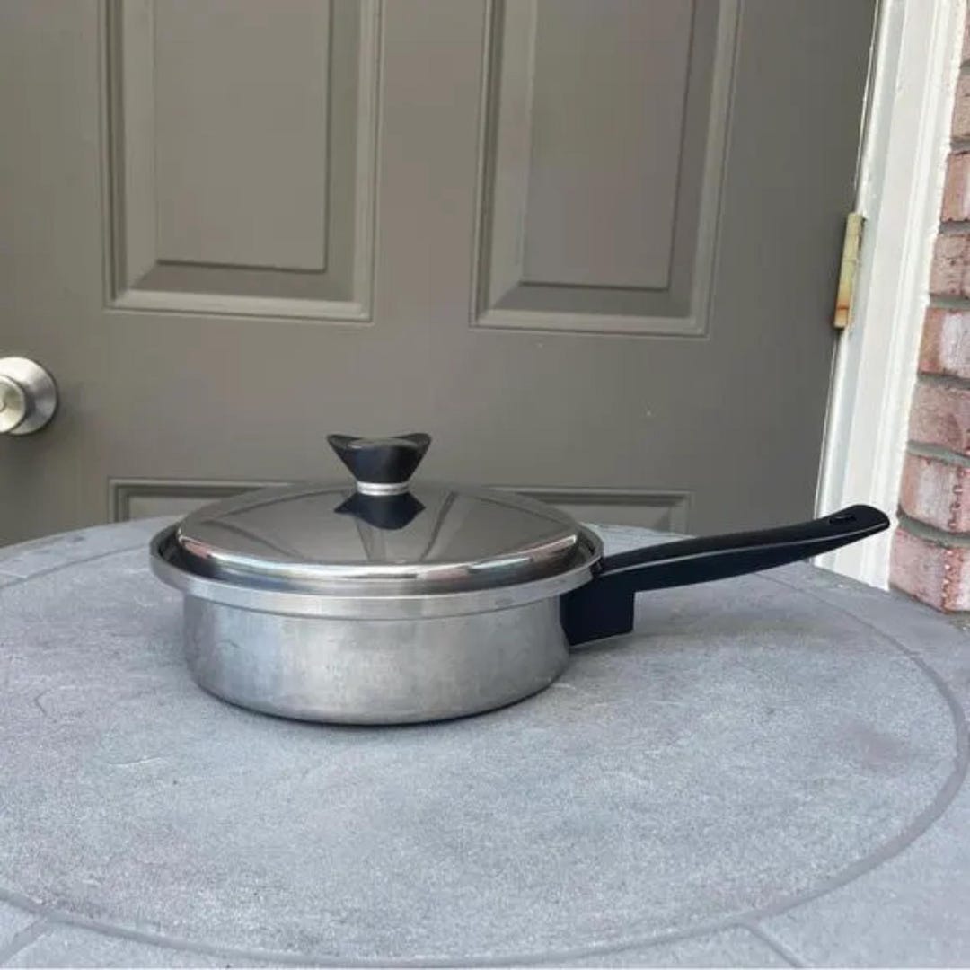 Vintage Flavorite 18-8 3 Ply Stainless Steel Skillet Fry Pan - Etsy