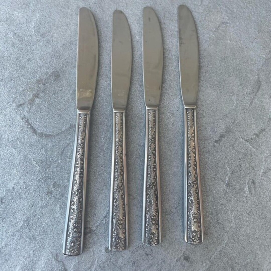 Modern Trend Lifetime Stainless Japan Flatware 4 Butter Knives - Etsy