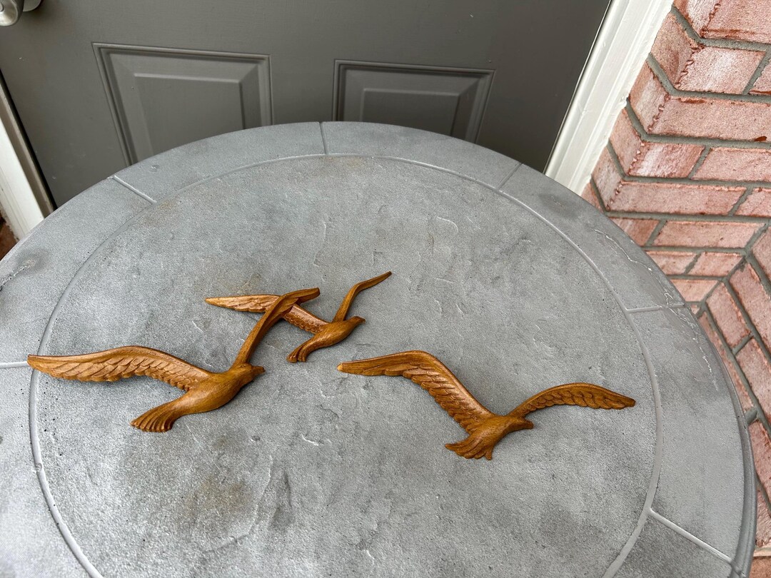 Vintage Home Interior Flying Seagulls Wall Hanging Decor - Etsy