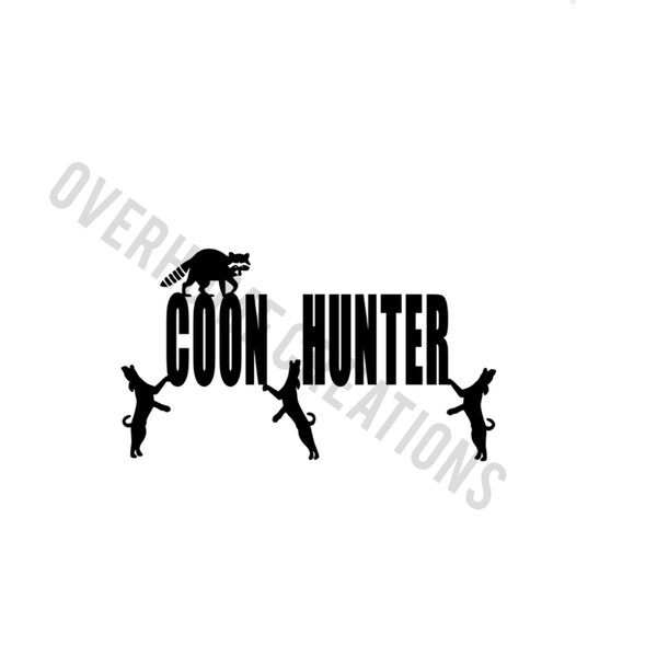 Coon Hunting Svg - Etsy