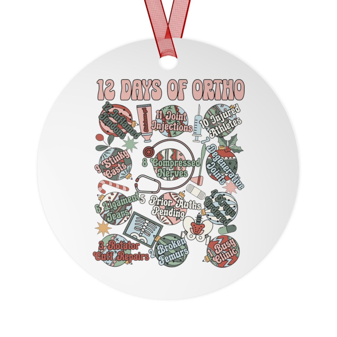 Orthopedics Ornament for Ortho Nurse Christmas Ornament for Orthopedic ...