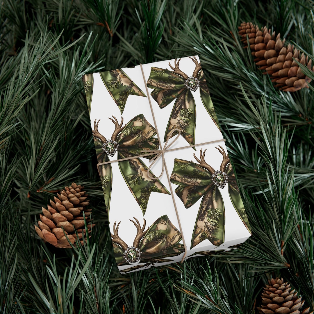Hunting Christmas Wrapping Paper Roll for Hunting Wife Christmas ...