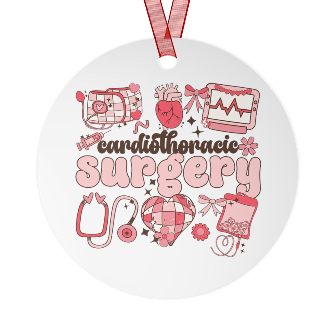 Cardiothoracic Surgery Christmas Ornament for Cardiothoracic Nurse ...