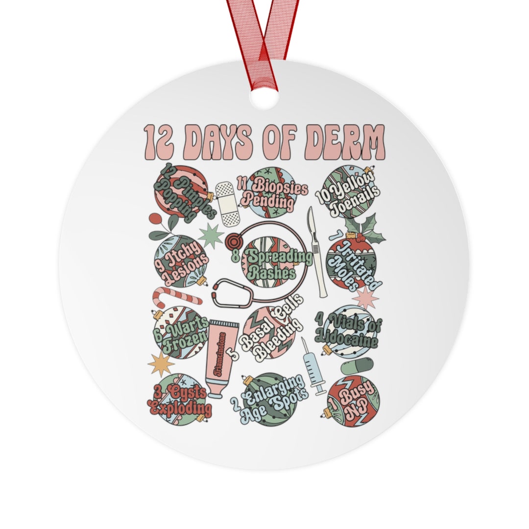 Dermatology Ornament for Dermatology Nurse Practitioner Christmas ...
