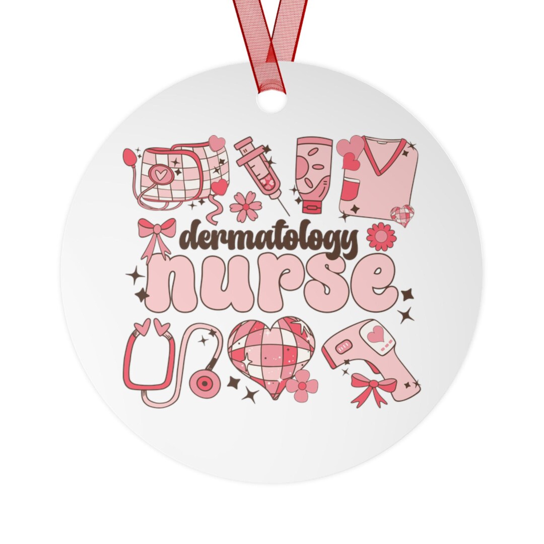 Dermatology Nurse Christmas Ornament for Derm Nurse Christmas Ornament ...