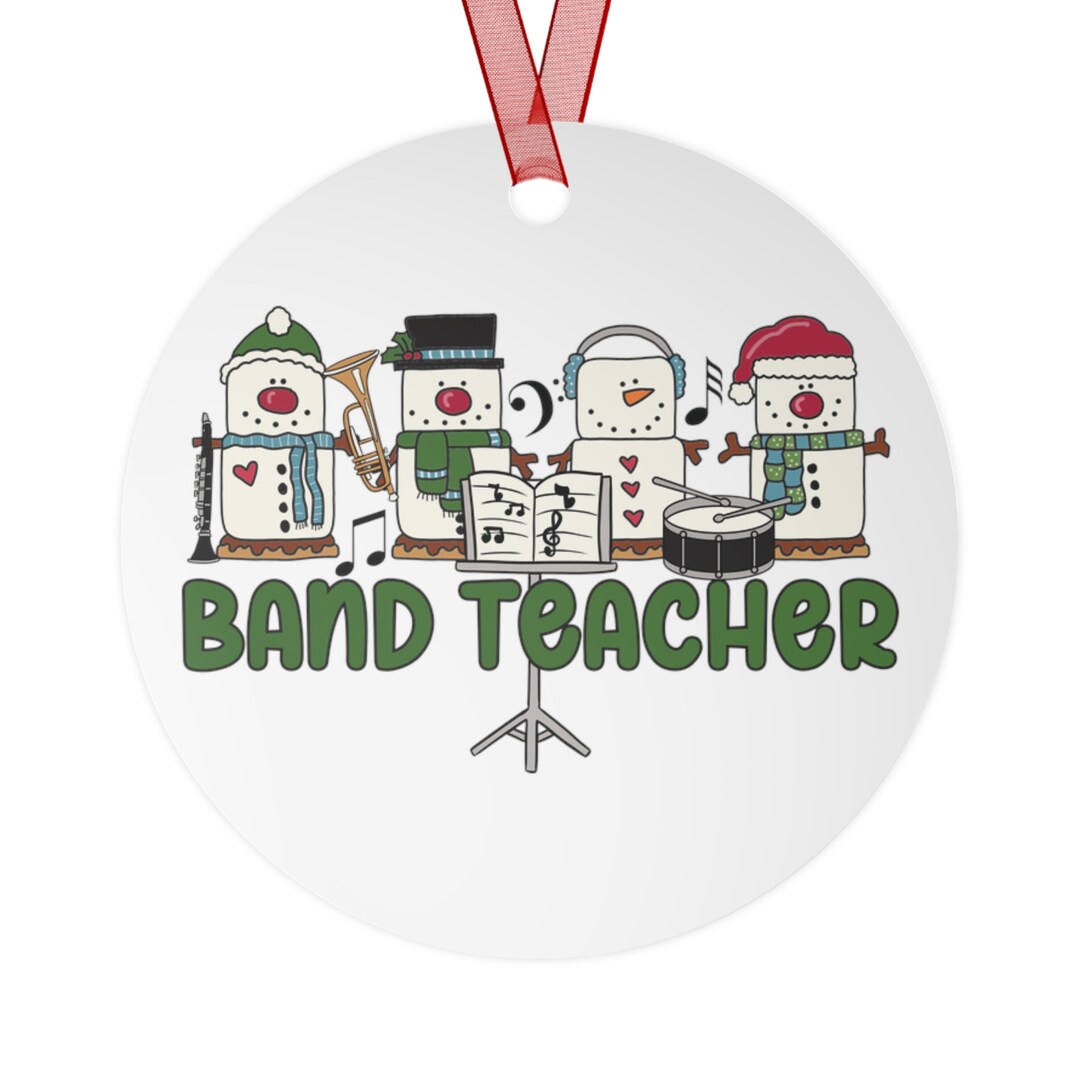 Band Teacher Gift for Band Teacher Christmas Ornament for Band Teacher ...