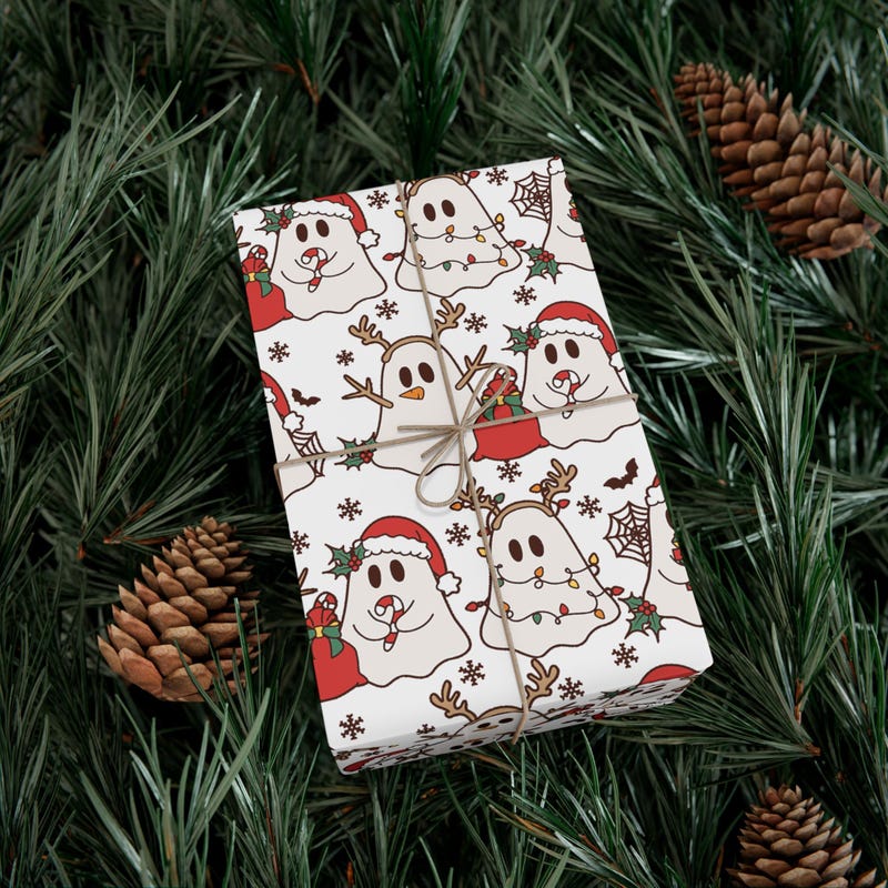 Spooky Wrapping Paper - Etsy