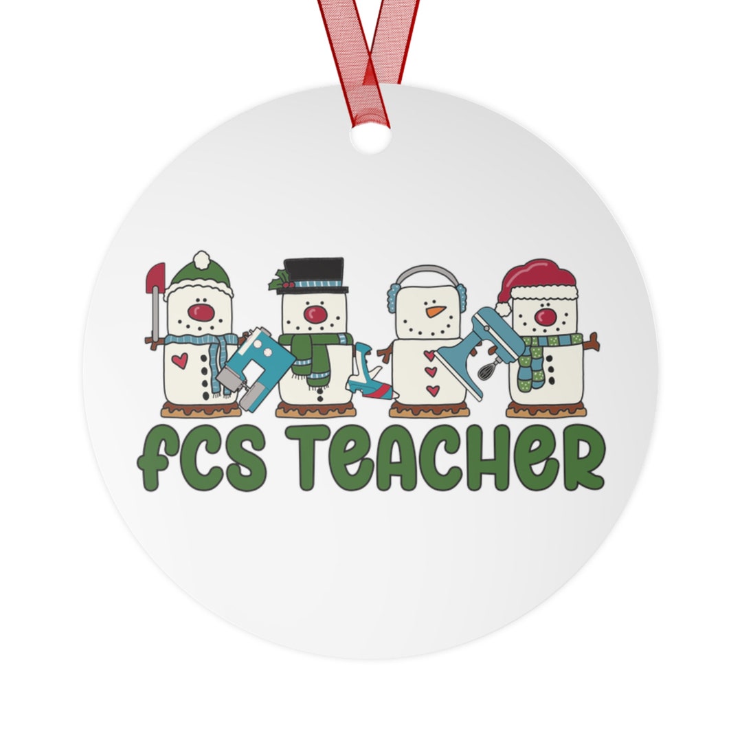 FCS Teacher Christmas Ornament for Fcs Teacher Christmas Gift for FCS ...