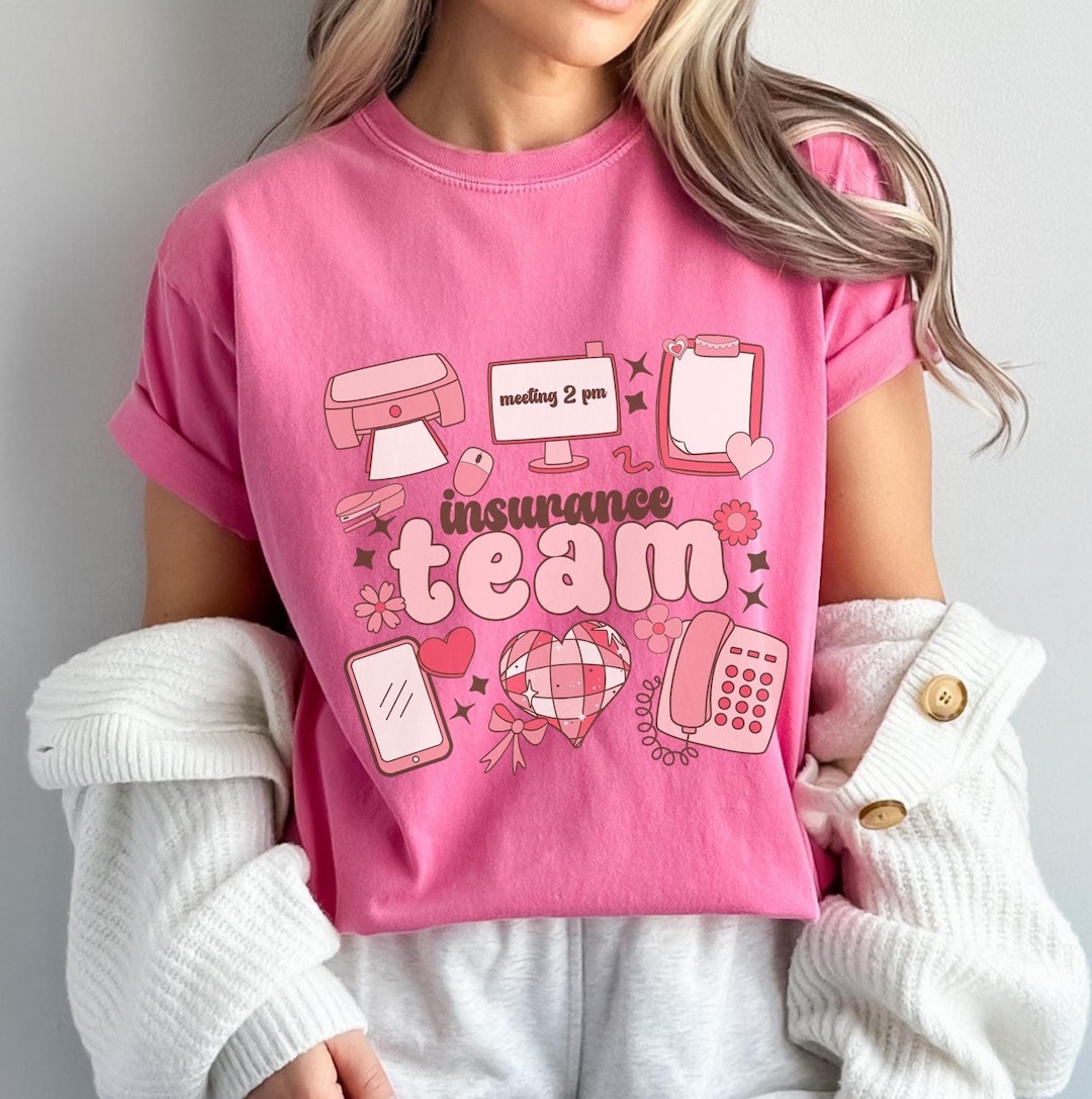 Insurance Agent Valentines Day Tshirt for Insurance Team Valentines Day ...
