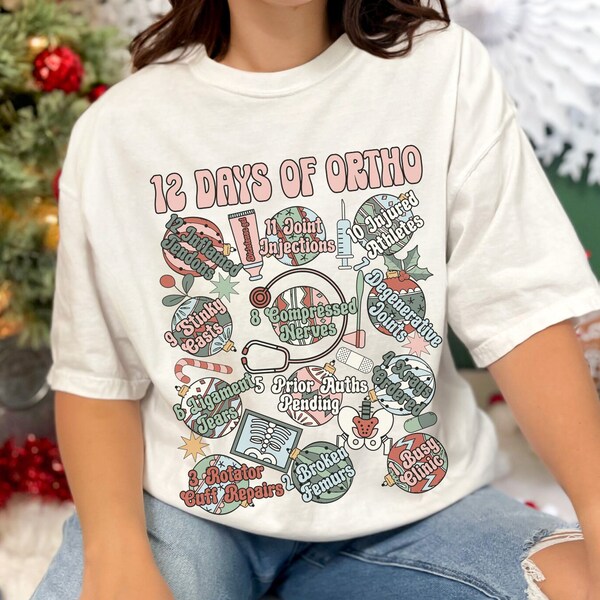 Christmas Orthopedics Nurse Shirt - Etsy