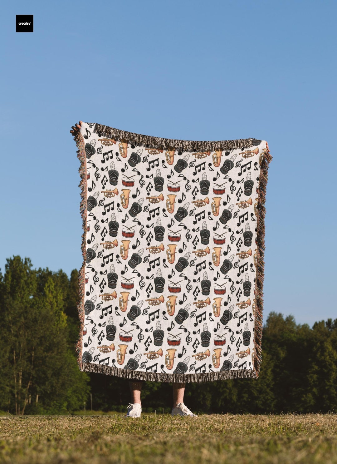 Band Blanket Band Marching Band Blanket Woven Blanket for Band Teacher ...