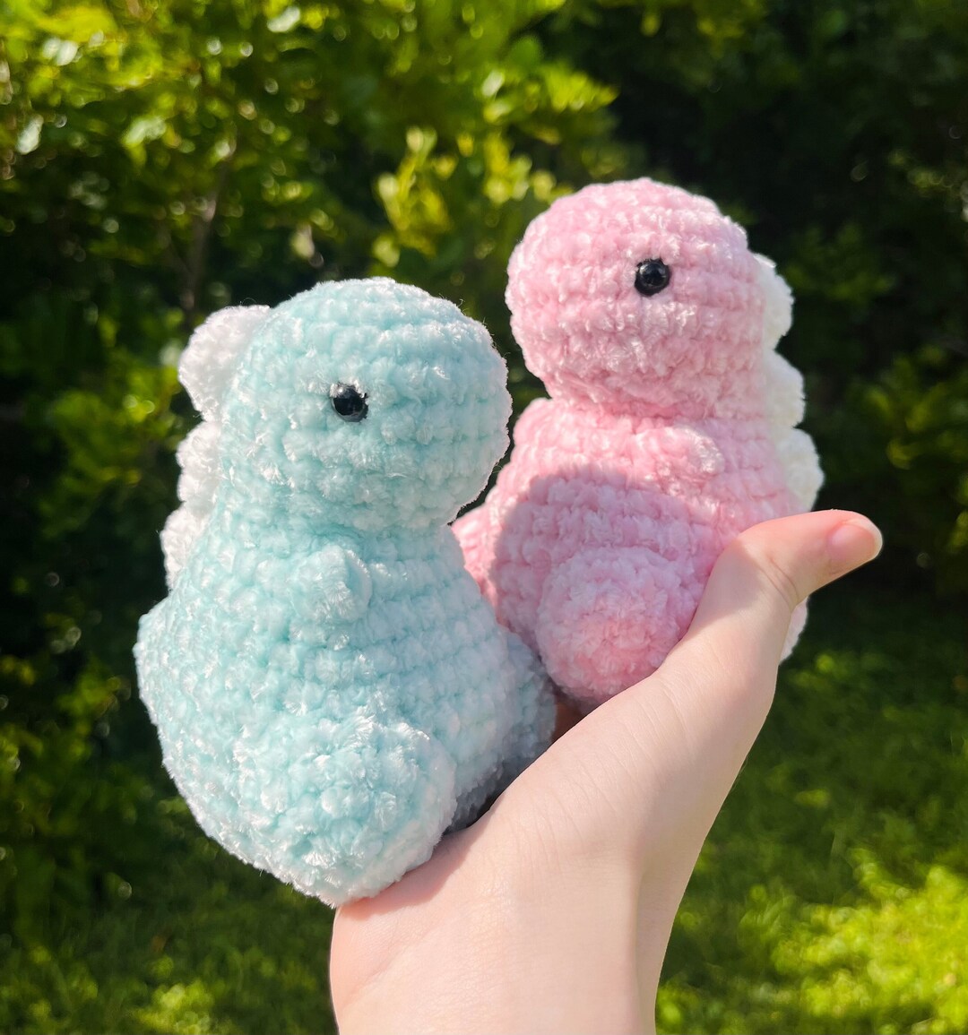 Mini Chubby Dinosaur Multiple Colors Handmade Crochet Amigurumi Chubby ... Mini Chubby Dinosaur Multiple Colors Handmade Crochet Amigurumi Chubby ...