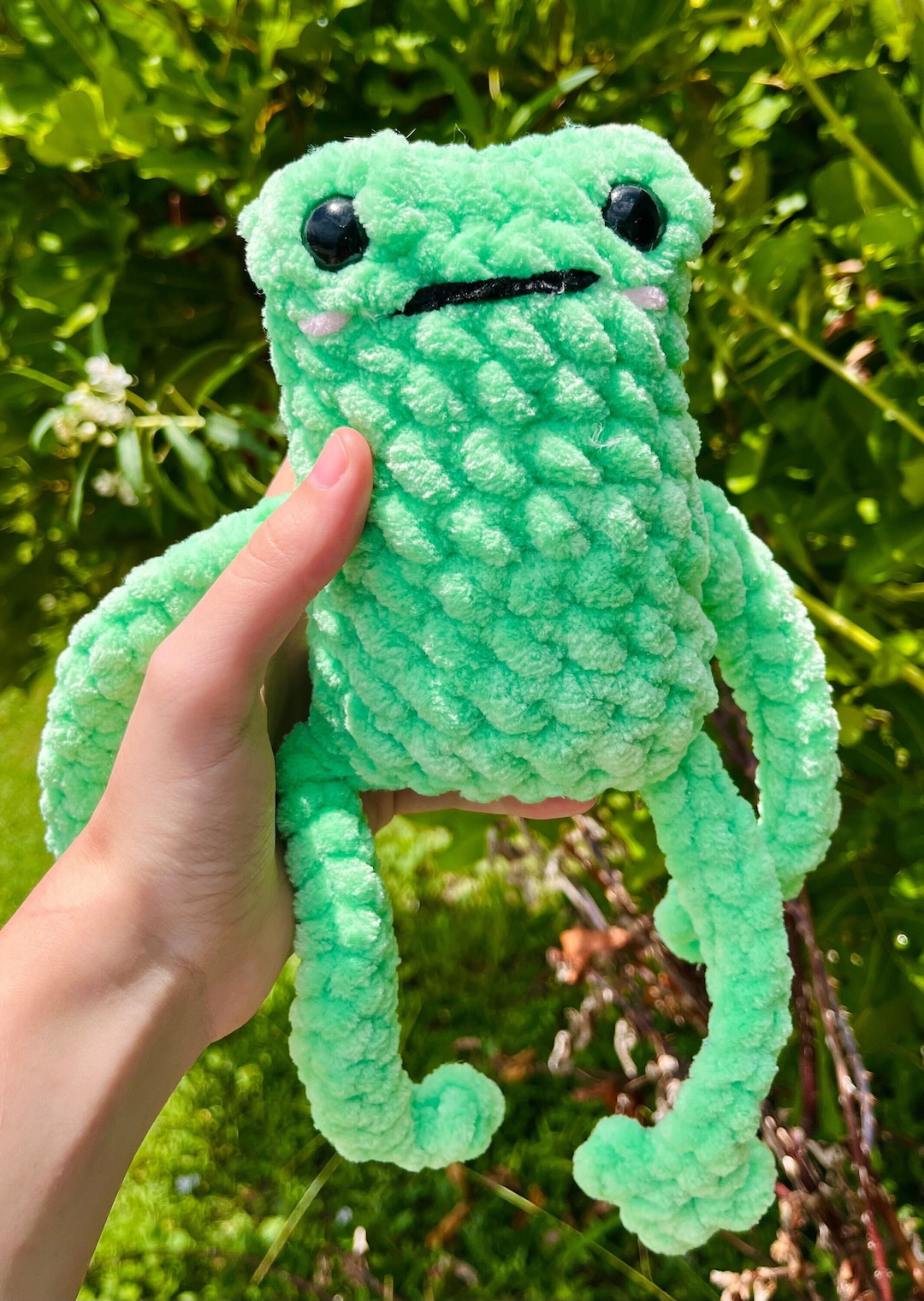 Jumbo Leggy Frog Plushie Multiple Colors Frog Plushie Stress Toy Fidget ...