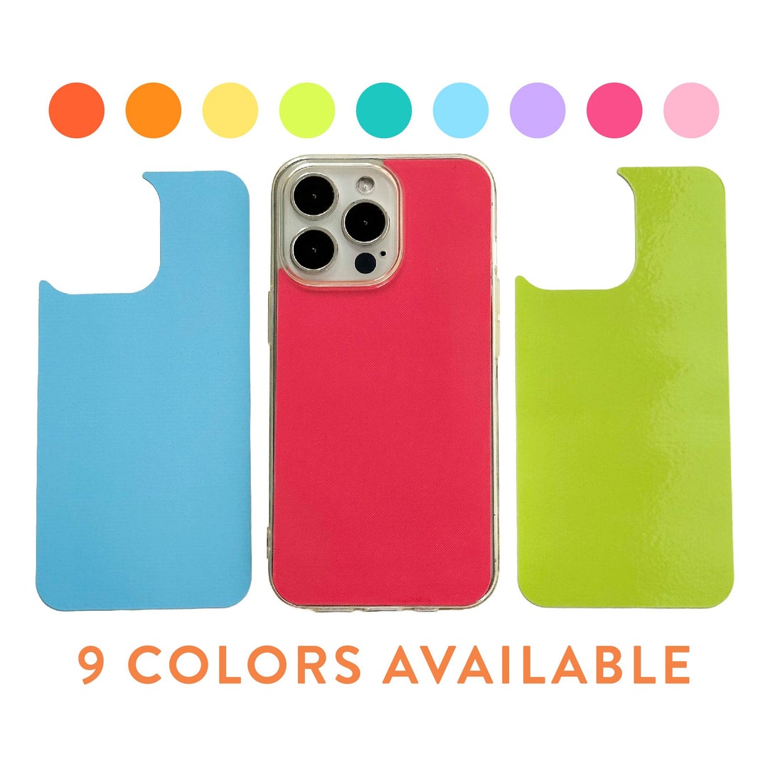 The Solid Brights Pack Interchangeable Phone Case Inserts for Stickers ...