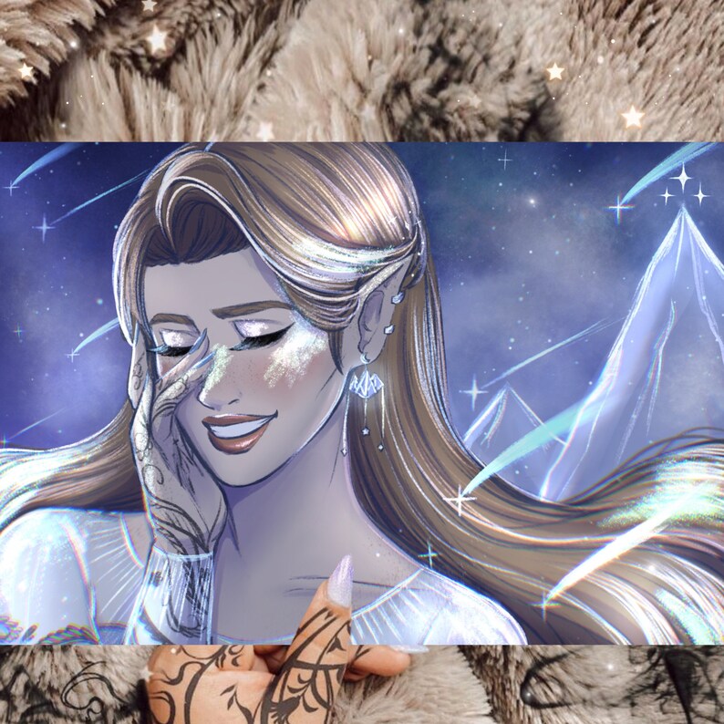Feyre and Rhysand Starfall Edition Art Prints. - Etsy