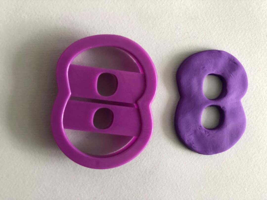 Number 8 Cookie Cutter, 3D Printed Cutters, Number Cookie Cutter ...
