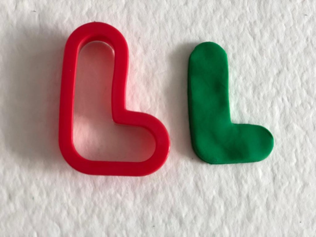 Letter L Cookie Cutter, 3D Printed Cutters,alphabet Cookie Cutter ...