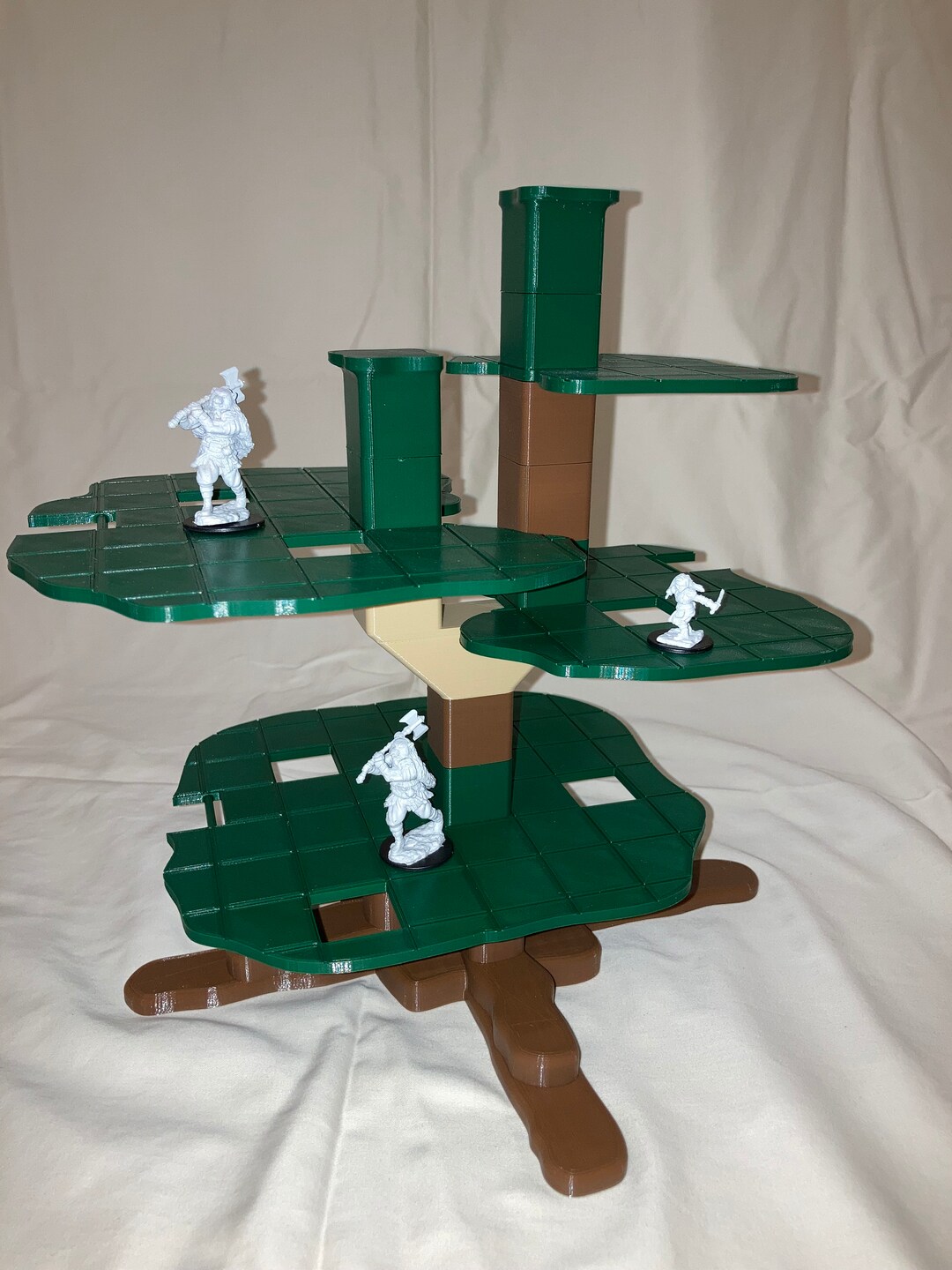 Modular Tree for RPG, 3D Printed, You Can Change the Tree, Add Decks ...