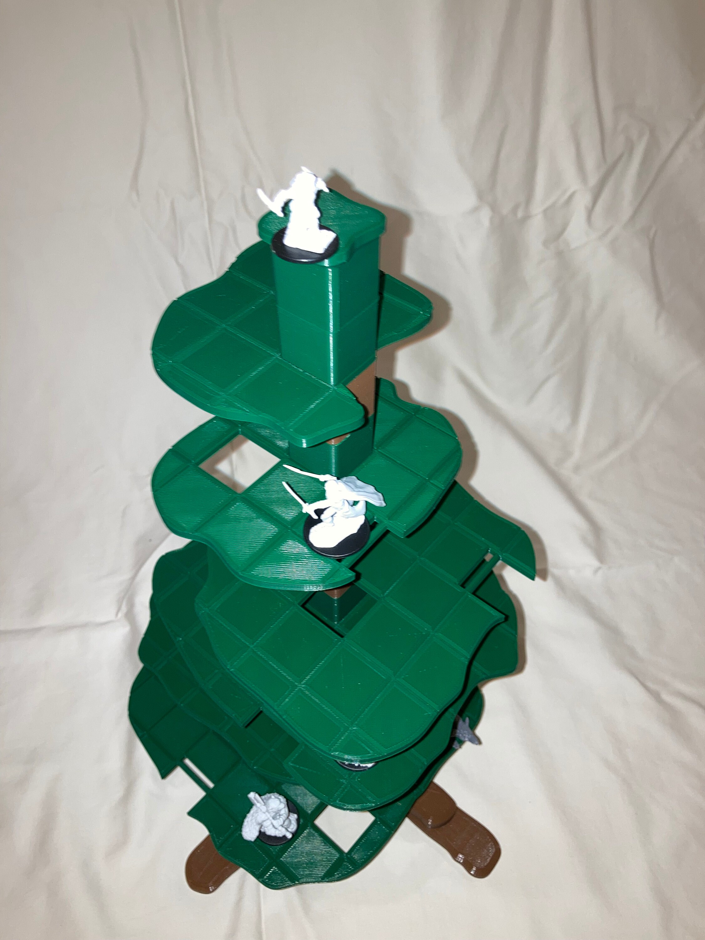 Modular Tree for RPG, 3D Printed, You Can Change the Tree, Add Decks ...