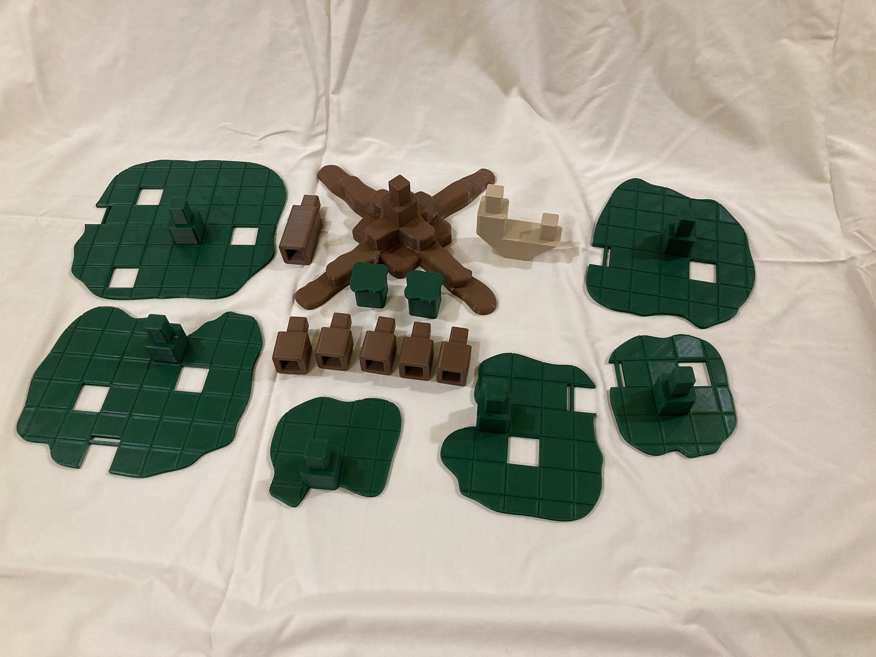 Modular Tree for RPG, 3D Printed, You Can Change the Tree, Add Decks ...