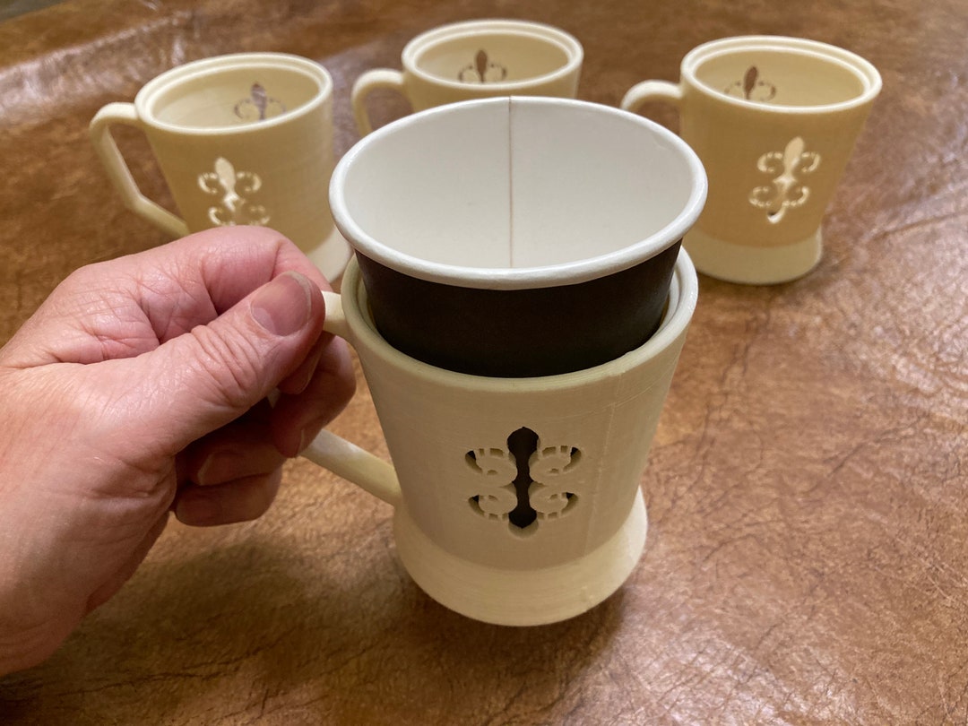 ZARF! 3D Printed Paper Cup HOLDER! Tired of Hot Cups and Cardboard ...