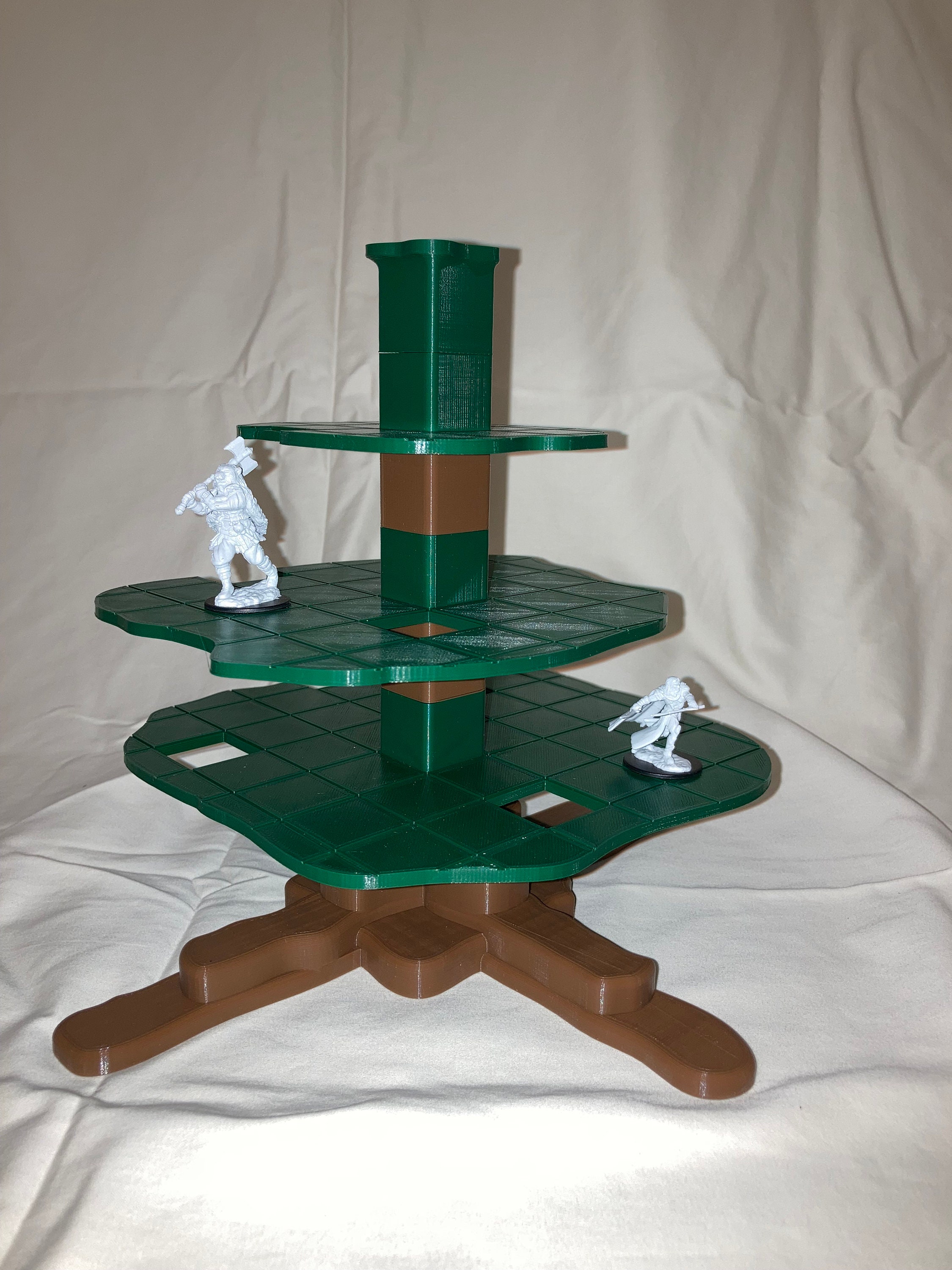 Modular Tree for RPG, 3D Printed, You Can Change the Tree, Add Decks ...